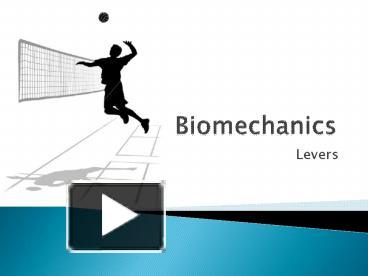 Biomechanics presentation | free to download
