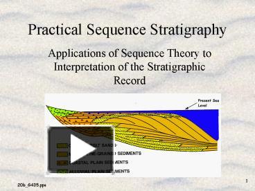 Practical Sequence Stratigraphy presentation | free to view