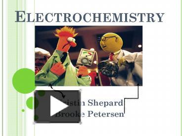 PPT – Electrochemistry PowerPoint presentation | free to view - id ...