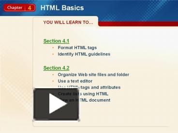 PPT – HTML Basics PowerPoint presentation | free to download - id ...