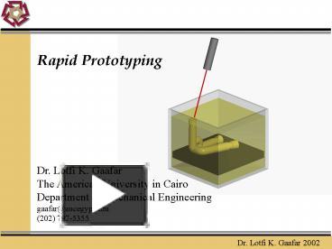 PPT – Rapid Prototyping PowerPoint presentation | free to view - id ...