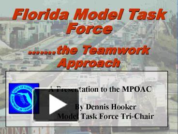 A Presentation to the MPOAC presentation | free to download