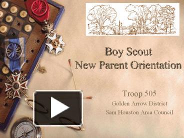 PPT – Boy Scout New Parent Orientation PowerPoint presentation | free ...