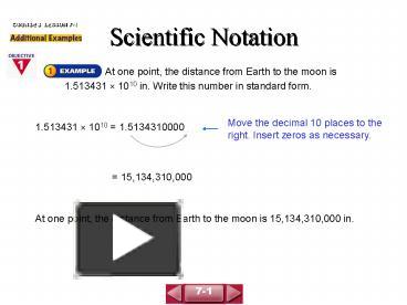 PPT – Scientific Notation PowerPoint presentation | free to download ...