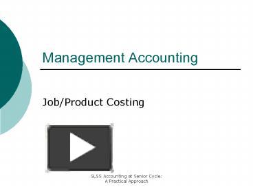Management Accounting presentation | free to view