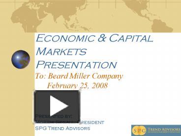 PPT – Economic PowerPoint presentation | free to view - id: 42878-MWI3M