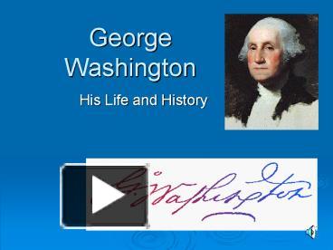 George Washington presentation | free to view
