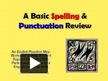 A Basic Spelling presentation | free to download