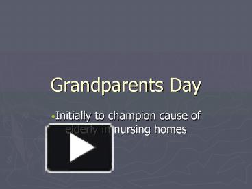 Grandparents Day presentation | free to view