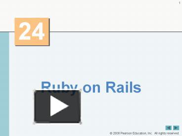 PPT – Ruby on Rails PowerPoint presentation | free to download - id ...