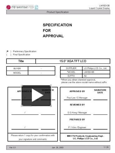 PPT – SPECIFICATION PowerPoint presentation | free to view - id: 429f9 ...