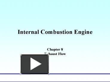 PPT – Internal Combustion Engine PowerPoint presentation | free to view ...
