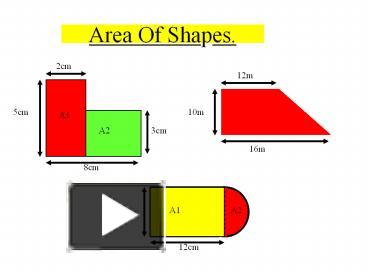 Area Of Shapes. presentation | free to download