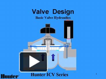 Valve Design Basic Valve Hydraulics presentation | free to download