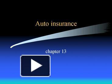 PPT – Auto insurance PowerPoint presentation | free to view - id ...