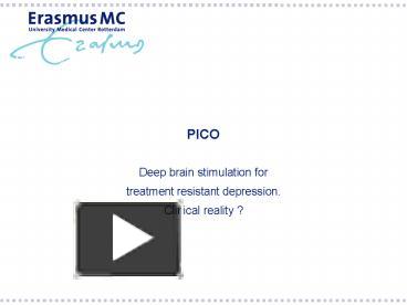 PPT – PICO PowerPoint presentation | free to download - id: 42f17e-YjFmY