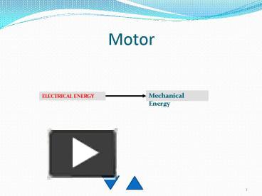 Motor presentation | free to view
