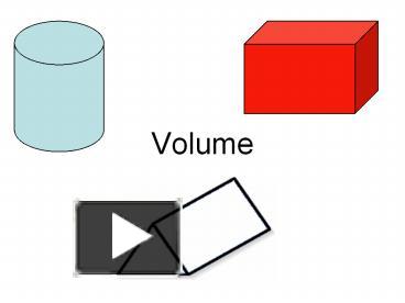Volume presentation | free to download