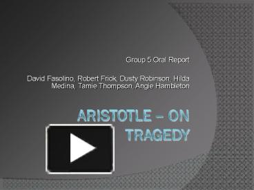 PPT – Aristotle PowerPoint presentation | free to download - id: 431e2e ...