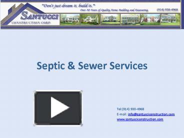 PPT – Septic and Sewer Service PowerPoint presentation | free to ...