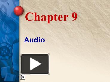 PPT – Audio PowerPoint presentation | free to view - id: 43366-ZDc1Z