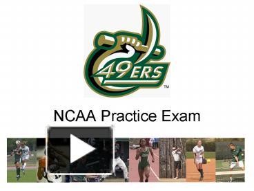 NCAA Practice Exam presentation | free to view