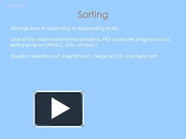 Quicksort presentation | free to download