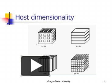 PPT – Host dimensionality PowerPoint presentation | free to download ...