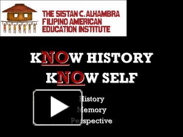 PPT – KNOW HISTORY KNOW SELF PowerPoint presentation | free to download ...