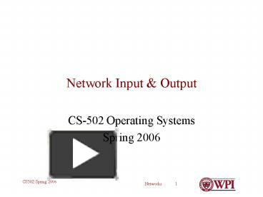 PPT – Network Input PowerPoint presentation | free to download - id ...