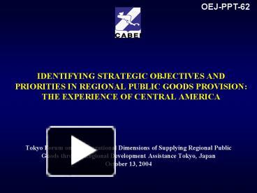 IDENTIFYING STRATEGIC OBJECTIVES AND PRIORITIES IN REGIONAL PUBLIC ...