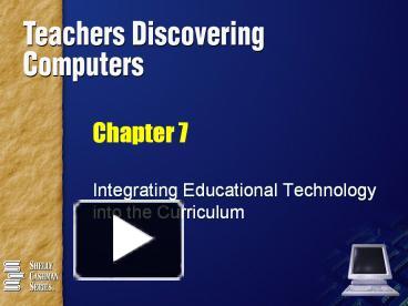Integrating Educational Technology into the Curriculum presentation ...