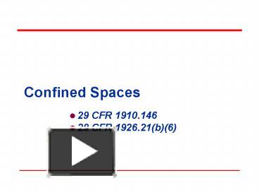 Confined Spaces presentation | free to download