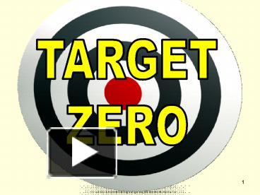 TARGET ZERO presentation | free to download