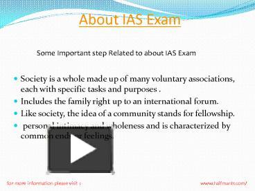 PPT – content about ias exam PowerPoint presentation | free to download ...
