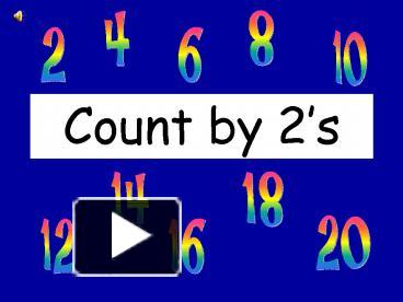 PPT – Count by 2 PowerPoint presentation | free to download - id ...