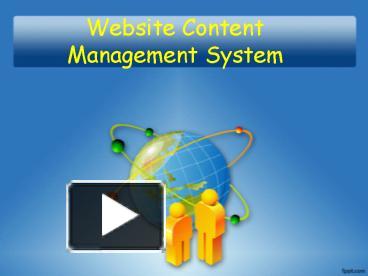PPT – Website Content Management System PowerPoint presentation | free ...