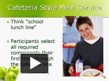 Cafeteria Style Meal Service presentation | free to download