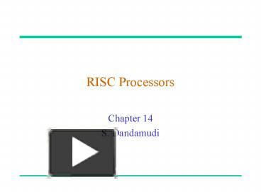 PPT – RISC Processors PowerPoint presentation | free to download - id ...