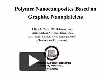 Polymer Nanocomposites Based on presentation | free to view