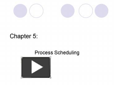 Process Scheduling presentation | free to view