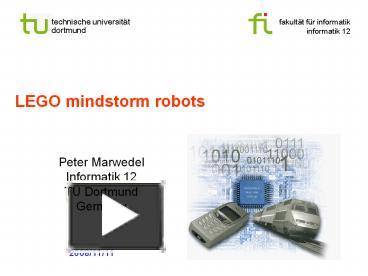 LEGO mindstorm robots presentation | free to download