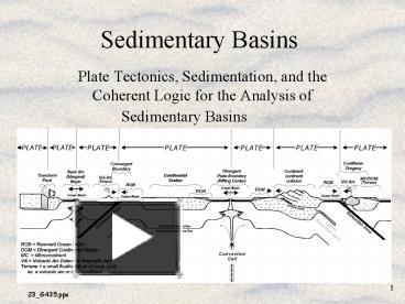 Sedimentary Basins presentation | free to view