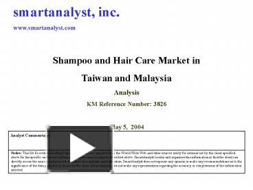 smartanalyst, inc. presentation | free to download