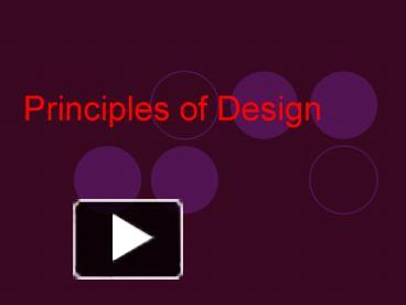 PPT – Principles of Design PowerPoint presentation | free to view - id ...