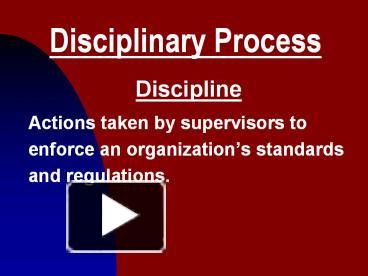Disciplinary%20Process presentation | free to download
