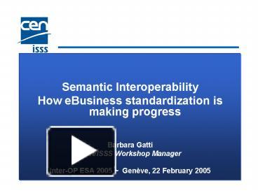 PPT – Semantic Interoperability PowerPoint presentation | free to ...
