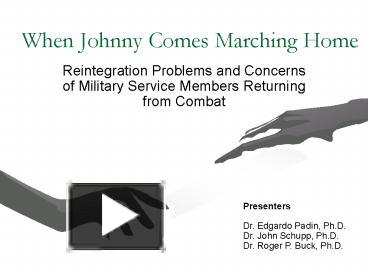 PPT – When Johnny Comes Marching Home PowerPoint presentation | free to ...