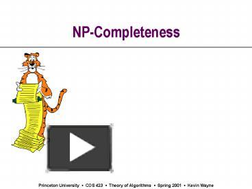 PPT – NP-Completeness PowerPoint presentation | free to download - id ...