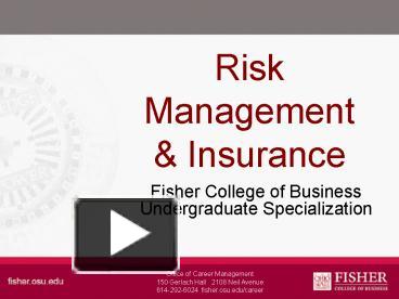 PPT – Risk Management PowerPoint presentation | free to download - id ...